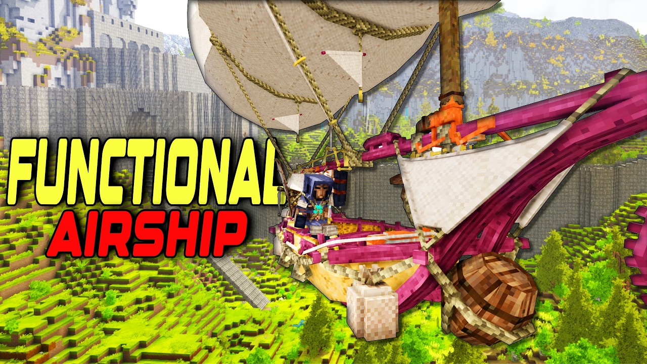 One Of A Kind Mod Airship Showcase In Vintage Story Youtube