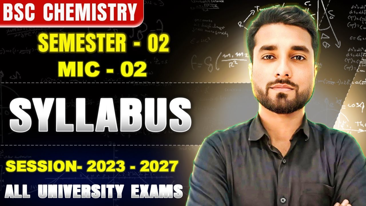 Bsc 2nd semester chemistry syllabus 2025 | B.Sc 2nd Semester Chemistry ...