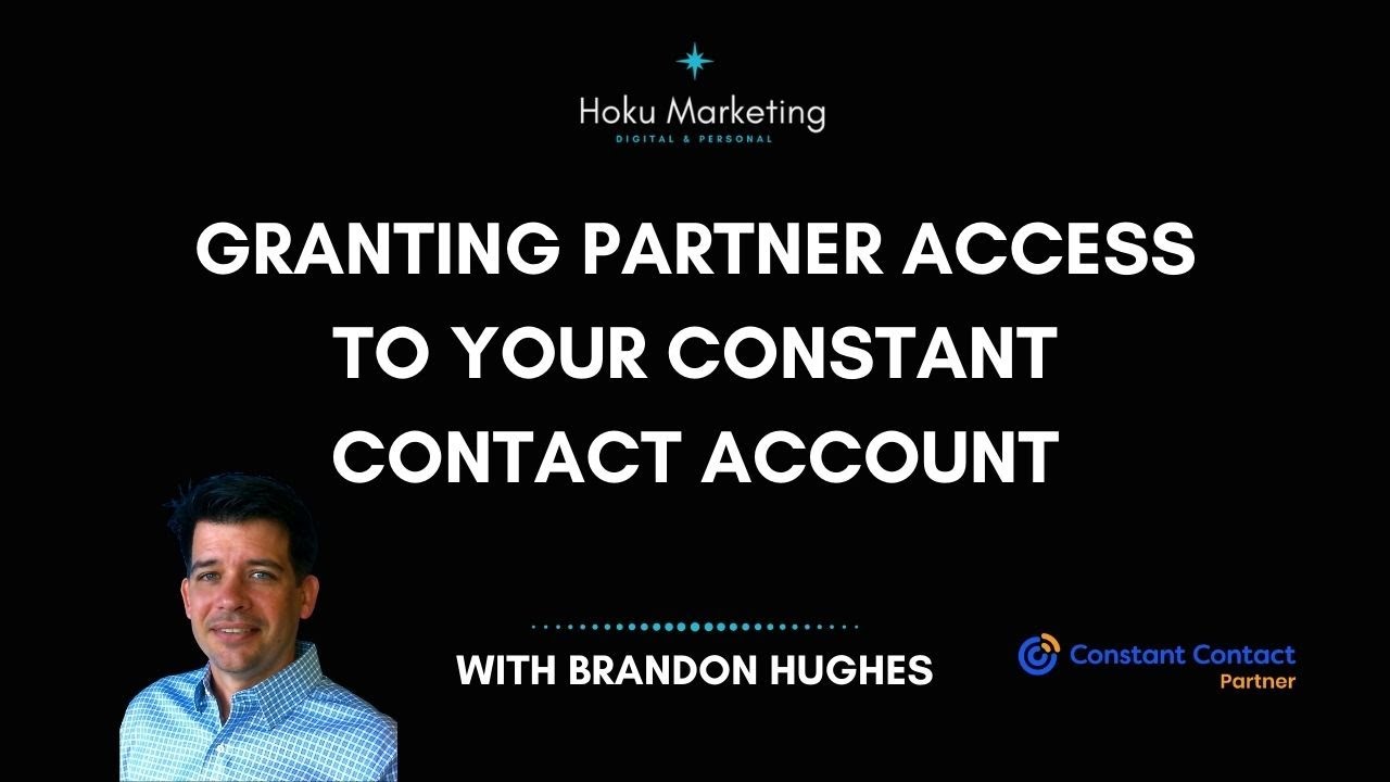Constant Contact Partner Access Video - YouTube
