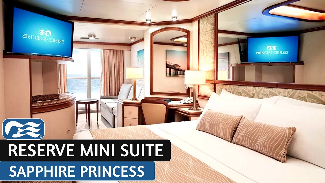 Sapphire Princess | Reserve Mini Suite Full Walkthrough Tour | 4k - YouTube