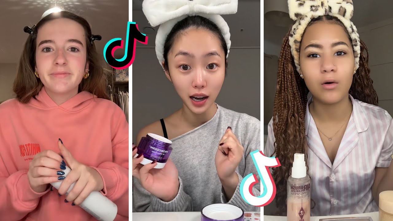 Makeup Tutorial Tiktok Compilation - GRWM ( Get Ready With Me ) ️ ...