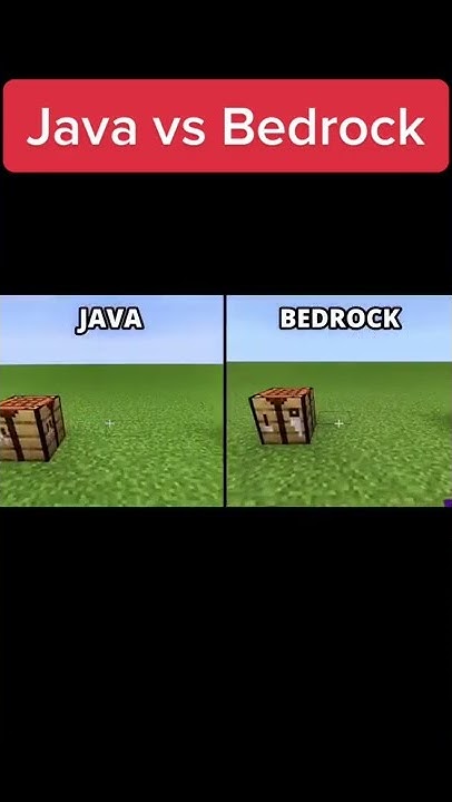 Minecraft JAVA VS BEDROCK Майнкрафт Ява или бедрок#minecraft # ...