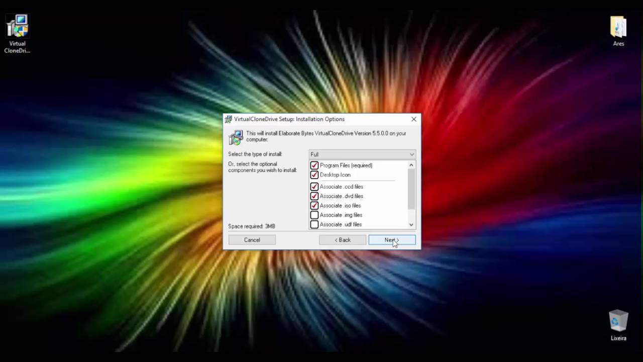 Como Baixar e Instalar o Virtual CloneDrive - YouTube