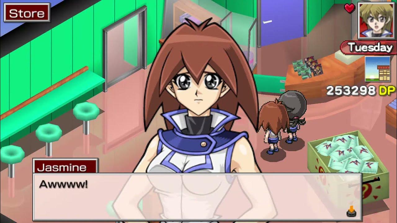 Yu-Gi-Oh! Duel Monsters GX: Tag Force 3 Story Mode Alexis Rhodes Angry Obelisk Blue 1st Heart ...