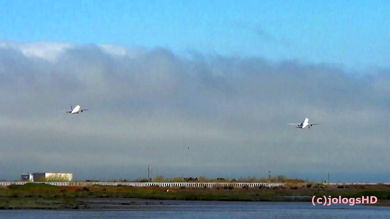 United Parallel takeoff @ SFO - YouTube