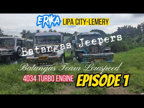 Batangas Team Lowspeed Jeepneys Episode 1 ERIKA JEEPNEY Lipa City ...