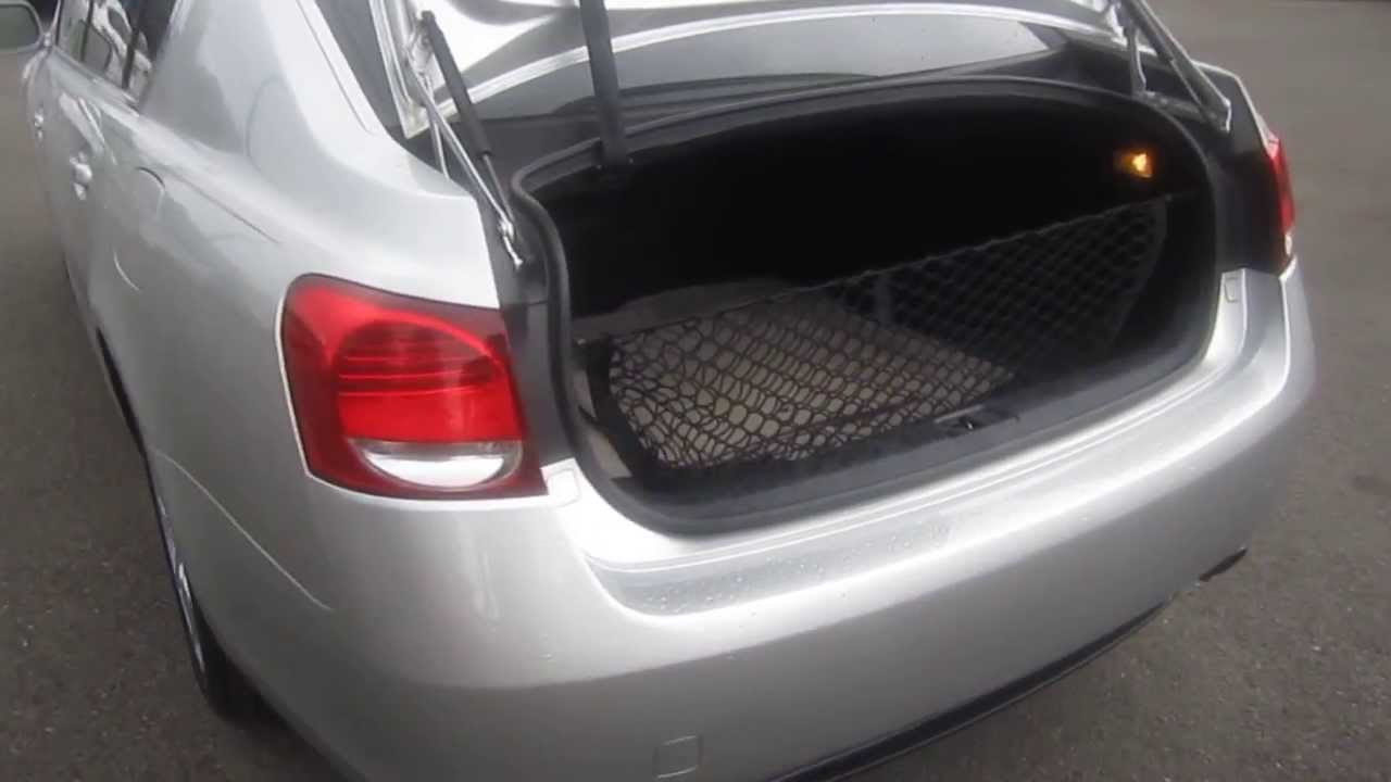 2006 Lexus GS300, Mercury Mtllc. - STOCK# K1310541 - Trunk - YouTube