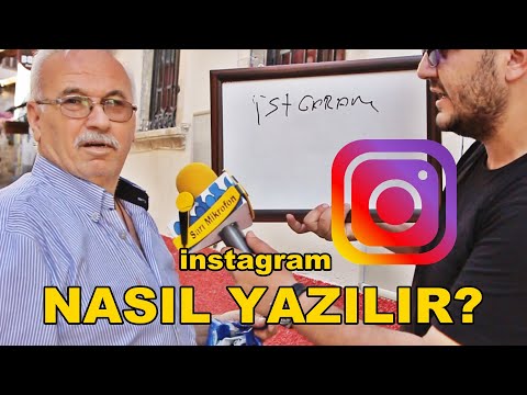 INSTAGRAM NASIL YAZILIR - SARI MİKROFON