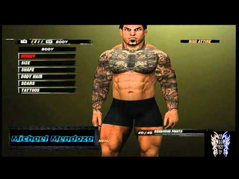 New WWE '12 CAWS | Michael Mendoza Tattoo Update - YouTube