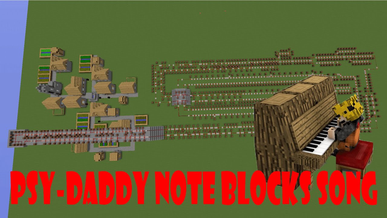 Daddy PSY - Minecraft Note Blocks Song - YouTube