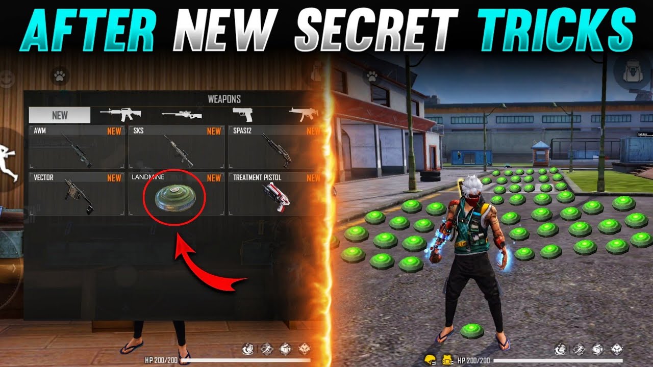 Top unknown Training ground secret tricks in Garena free fire - YouTube