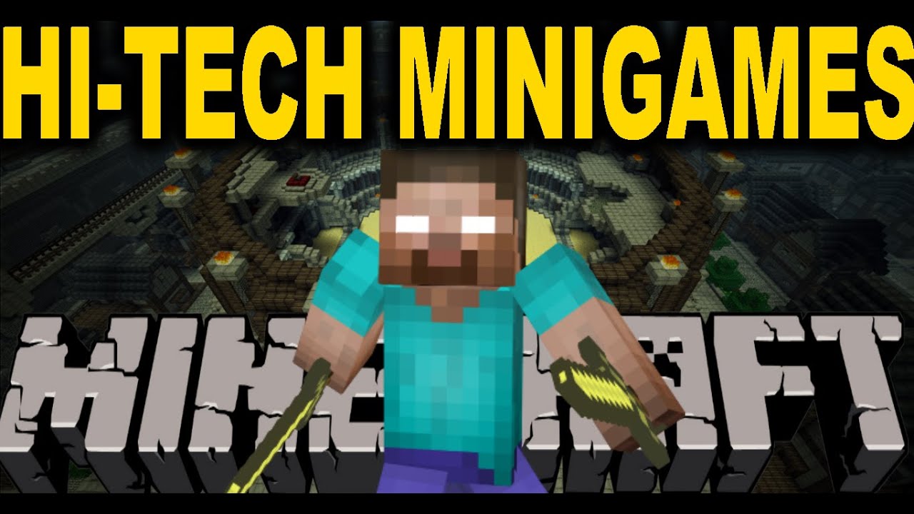 Minecraft Mini Game - Hi Tech Mini Games -- BASEBALL IN MC?? - YouTube