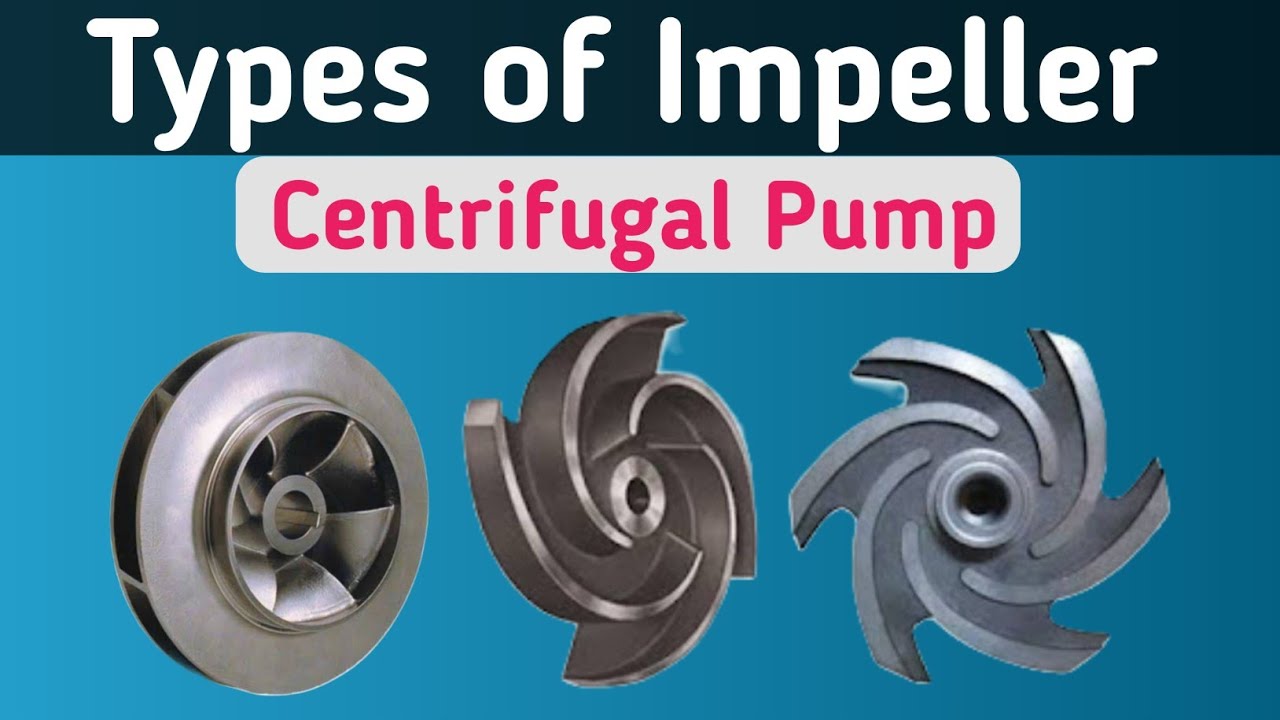 What is Impeller Types of Impeller in Centrifugal Pump - YouTube