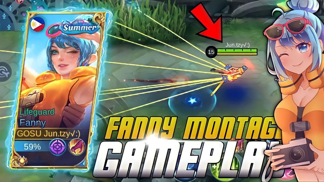 FANNY MONTAGE || GAMEPLAY 💫 || The Power of Fanny summer || by Axe ...