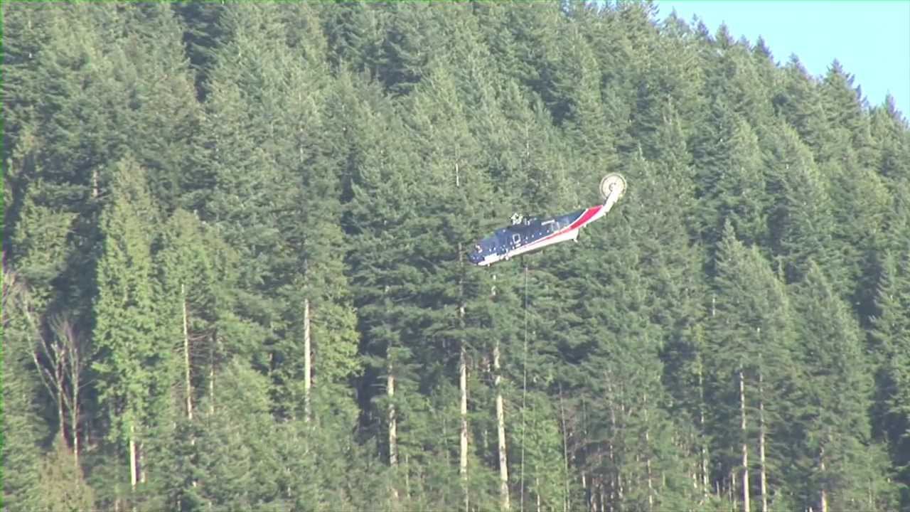 Helicopter Logging canada 2014 - YouTube
