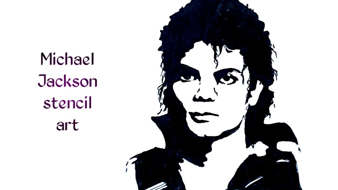 Michael Jackson Stencil