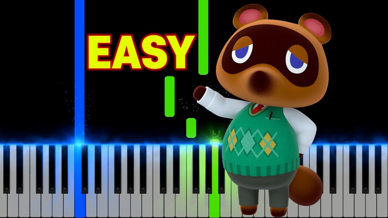 Animal Crossing : New Horizons - Opening Theme | EASY Piano Tutorial ...