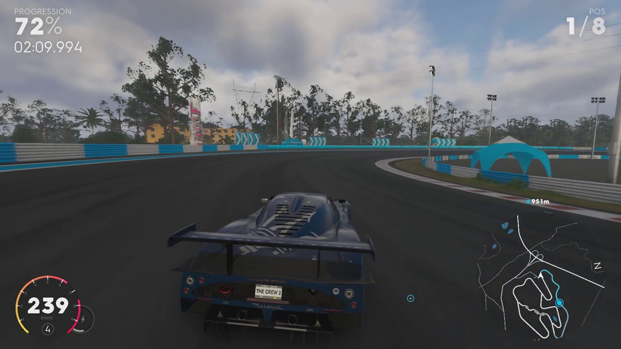 The Crew 2 - "Miami Race Track" Touring Car Race in under 3 minutes ...