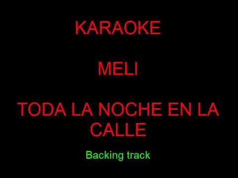 backing track karaoke amaral toda la noche en la calle - YouTube