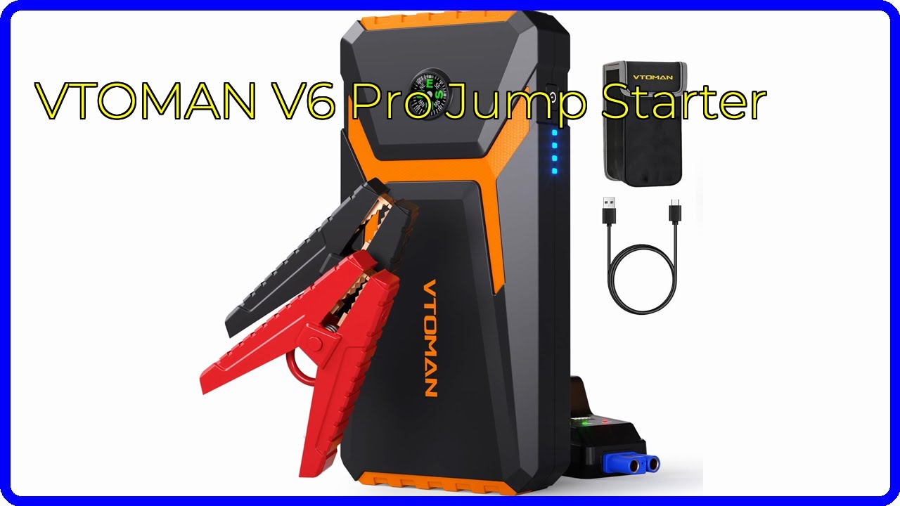 REVIEW (2026): VTOMAN V6 Pro Jump Starter. First Look. - YouTube