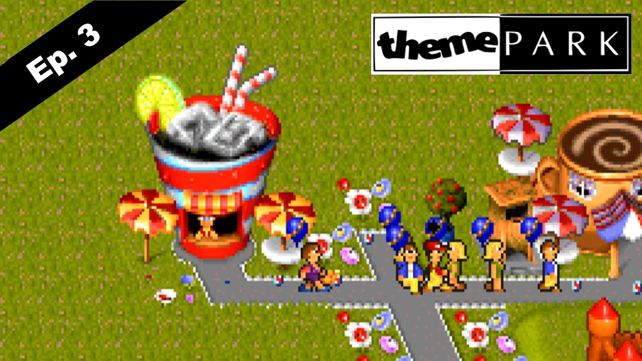 Theme Park Gameplay - Part 3 (PC - 1994) No Commentary [HD] - YouTube