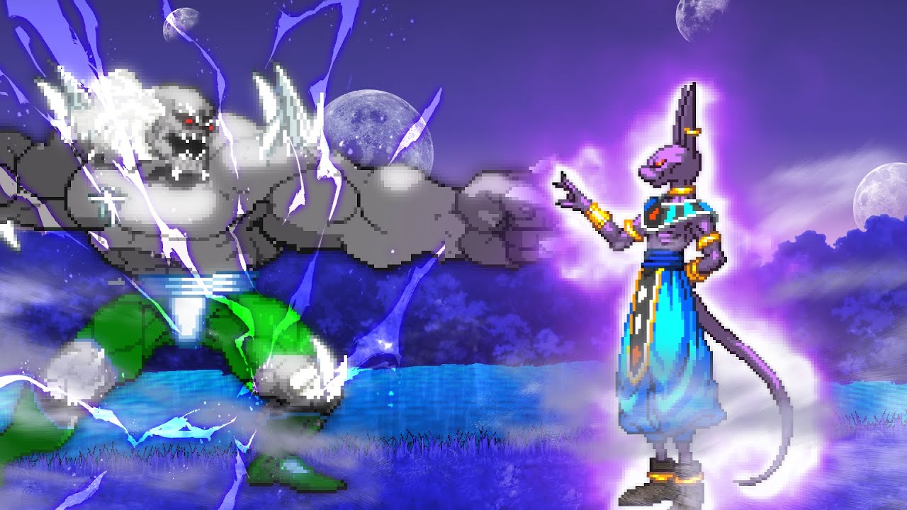 Beerus vs Doomsday (Sprite Animation) DC Vs Dragonball - YouTube