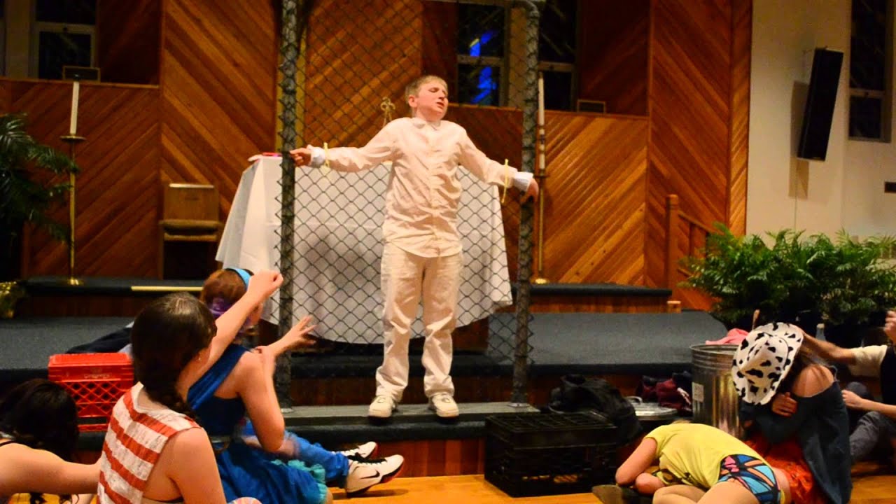 Finale....Erik and Cast ....GODSPELL JR. 2013 South Shore Theatre - YouTube