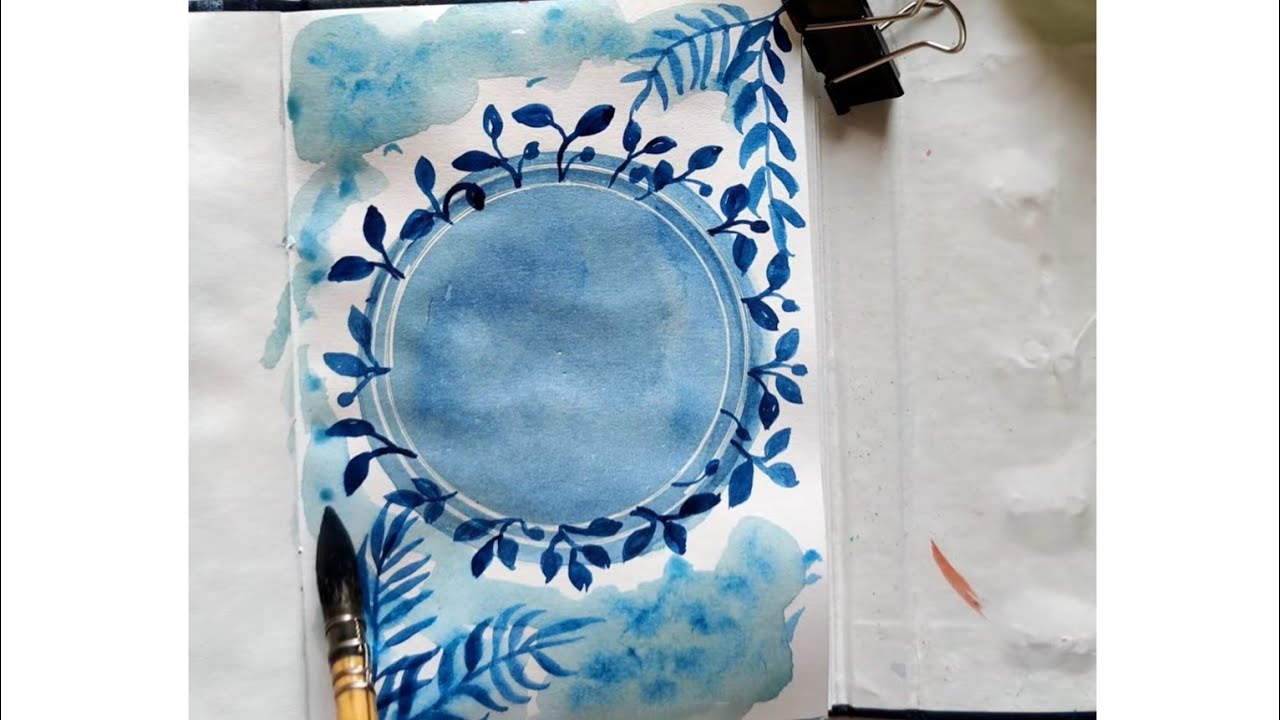 watercolour mindfulness practice - YouTube