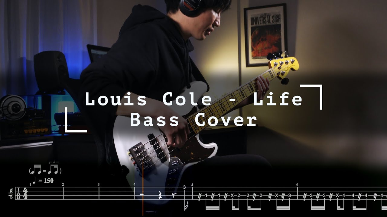 Louis Cole - Life (Bass Cover + Tab) - YouTube