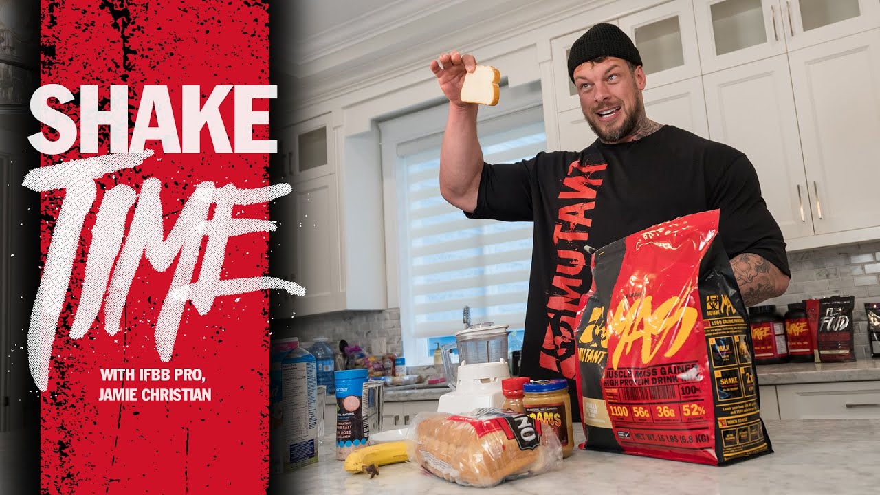 MUTANT GIANT's Mass-Building Shake: Banana Bread and Butter Pudding 🍌🍞🥜 ...