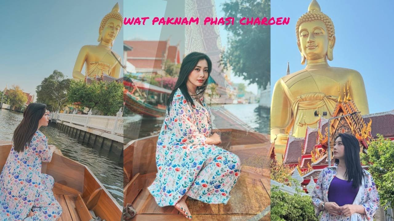 Bangkok မြို့ရဲ့ ထိုင်တော်မူ ဘုရားကြီး Wat Paknam Phasi Charoen - YouTube
