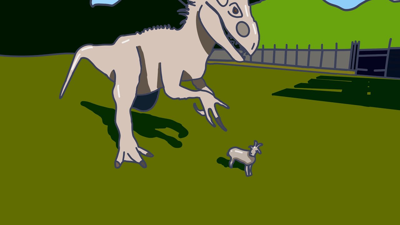 In Dominus Rex eating a goat: Jurassic World Evolution - YouTube