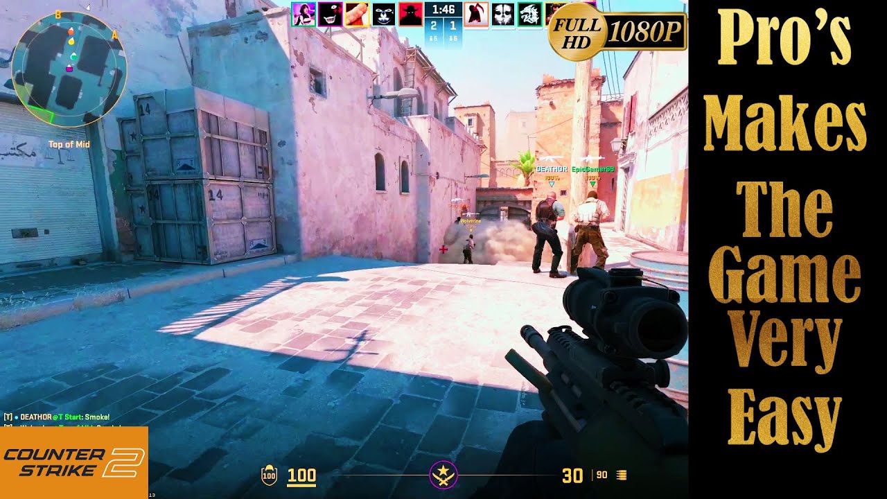 CS2 Pros Make it LOOK EASY! Gameplay & Strategies| #cs2 #counterstrike ...