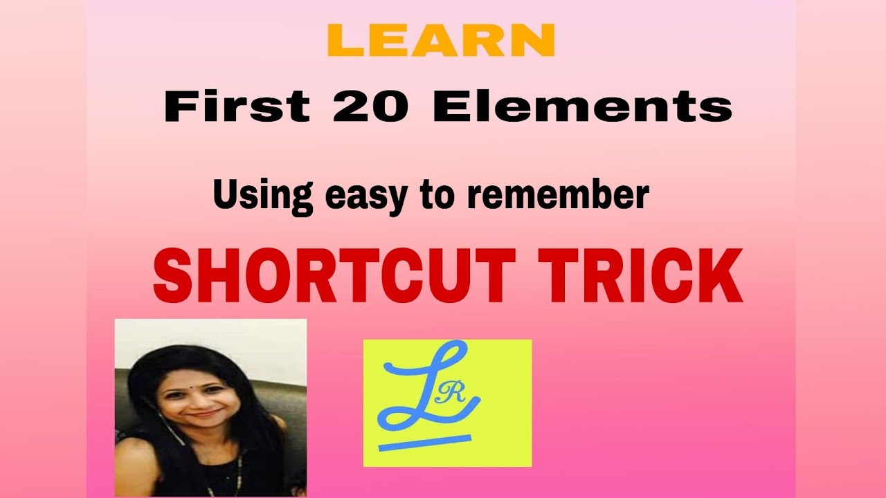 How to learn the first 20 Elements of the Periodic table, Awesome and ...