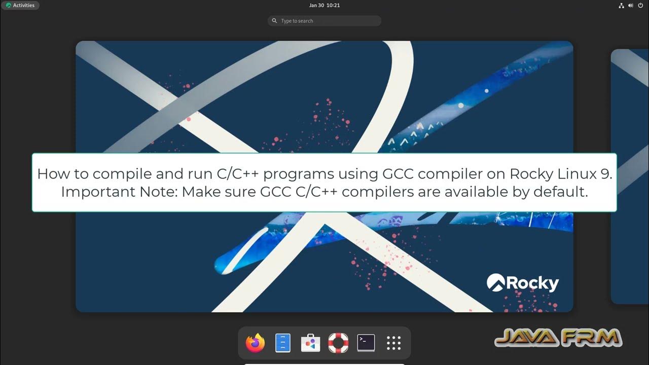 How to compile and run C/C++ on Rocky Linux 9 using GNU GCC and G++ compiler - YouTube