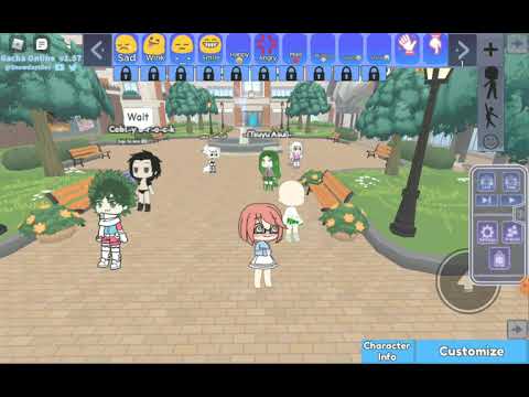 how to make a custom emoji /emote on gacha online in roblox