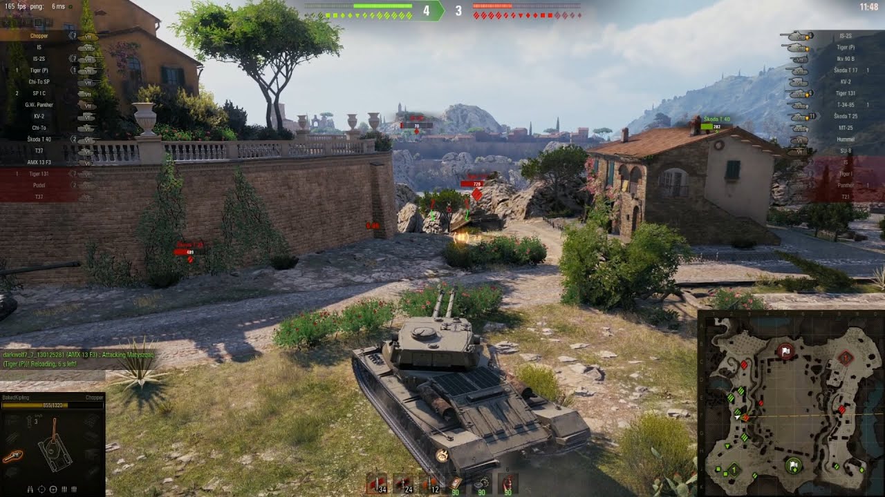 Chopper Survival in World of Tanks 2.0 - YouTube