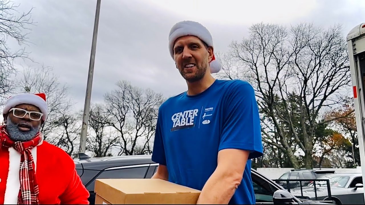 Center Table Christmas Food Drive | Mark Cuban Heroes Basketball | a ...
