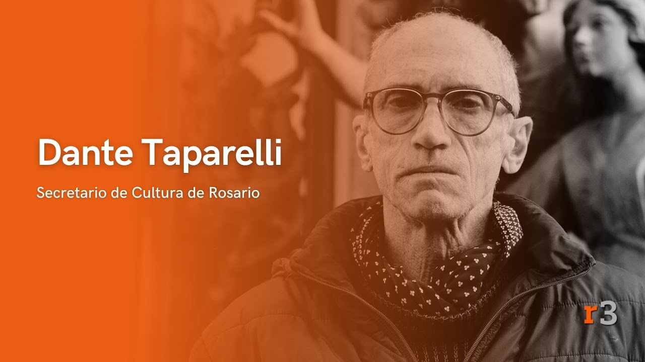 Dante Taparelli, secretario de cultura de Rosario - YouTube
