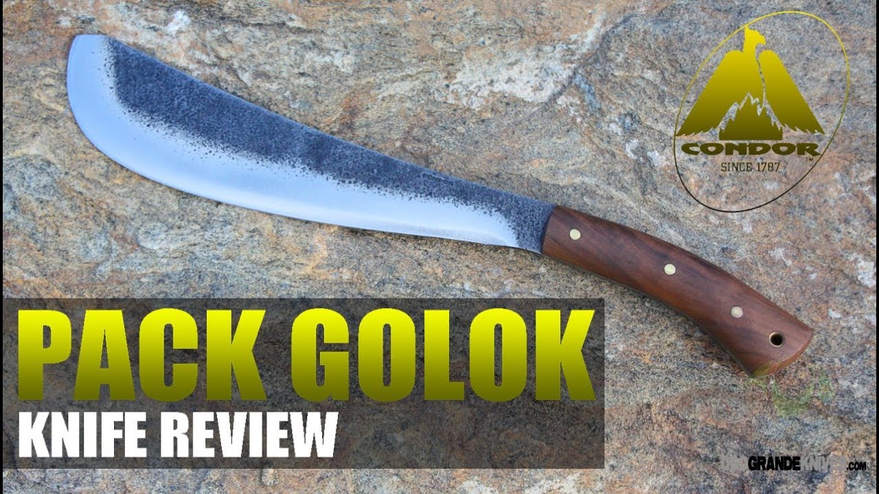 Condor Pack Golok Survival Machete | OsoGrandeKnives - YouTube