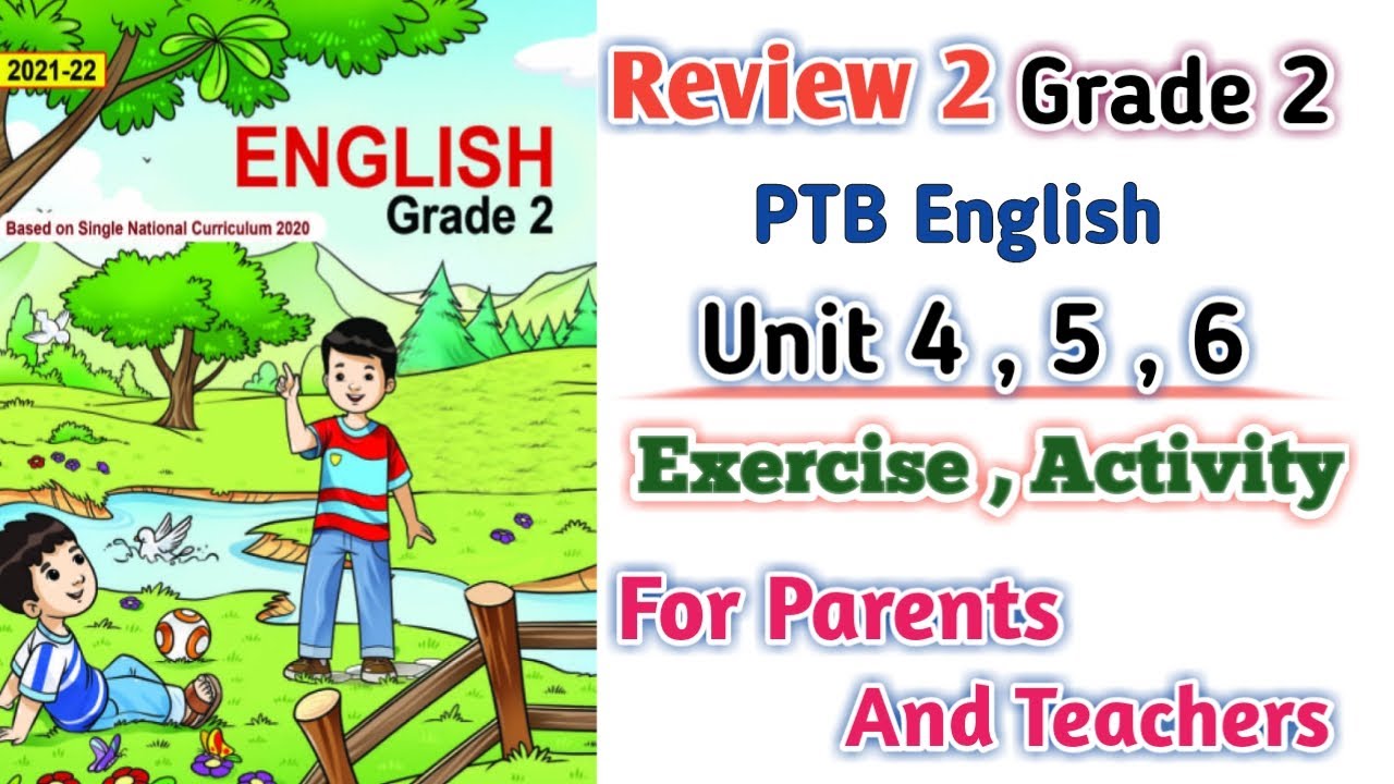 Review 2 | PTB English Grade 2 | Exercise | Unit 4 5 6 | Activity | SNC ...