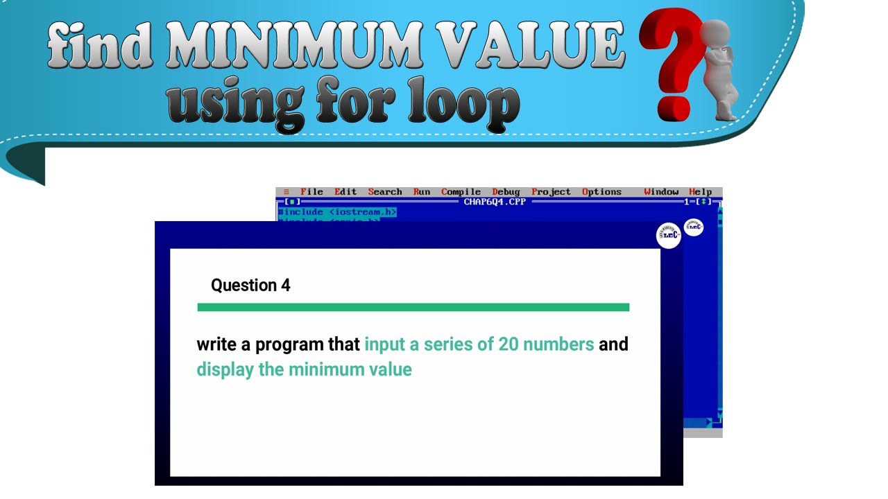 How To Find Minimum Value Using Loops In C For Loop C How To Find Minimum Value Using Loops In C For Loop C