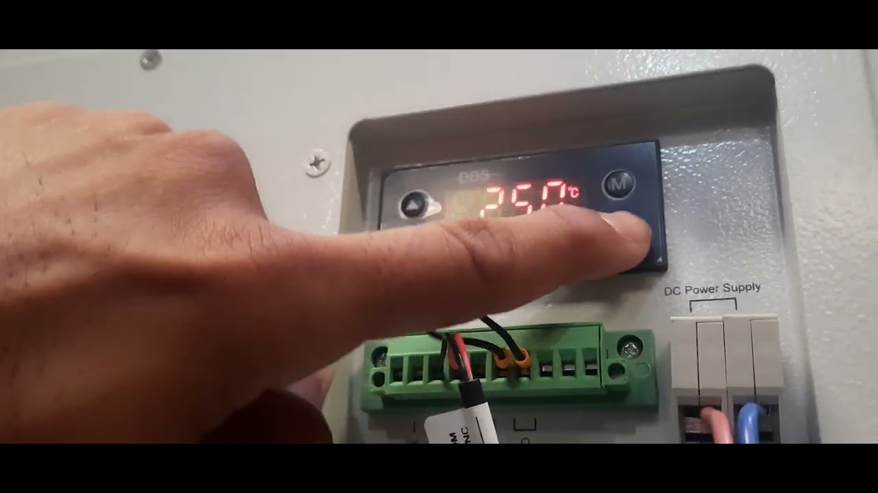 DBS AIR CONDITION 2000W temprature adjustment - YouTube