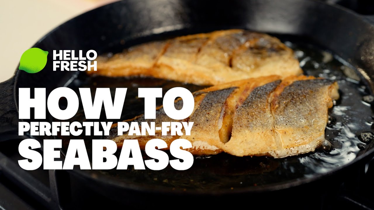 How to perfectly pan-fry seabass | HelloFresh - YouTube