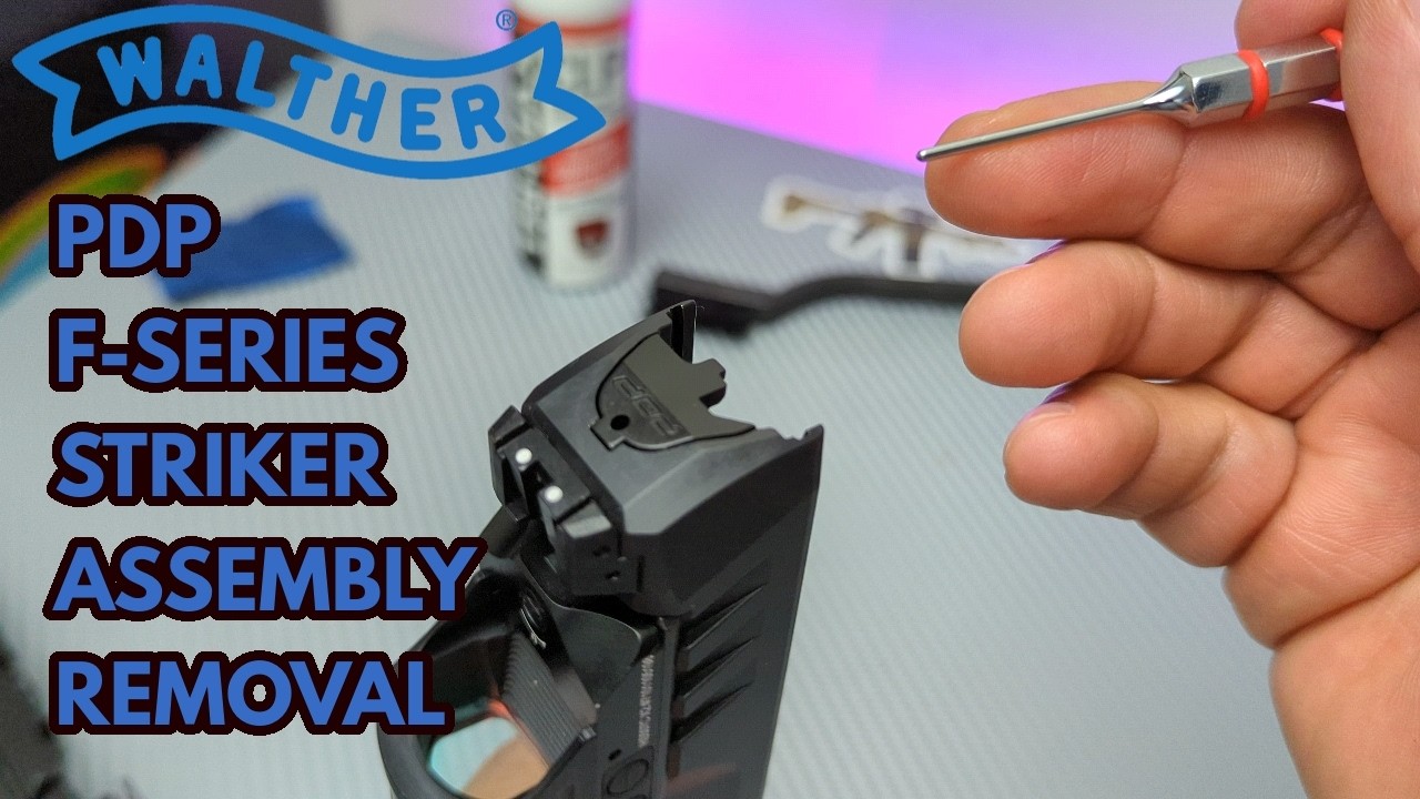 Walther PDP F-Series Striker Assembly Removal - YouTube