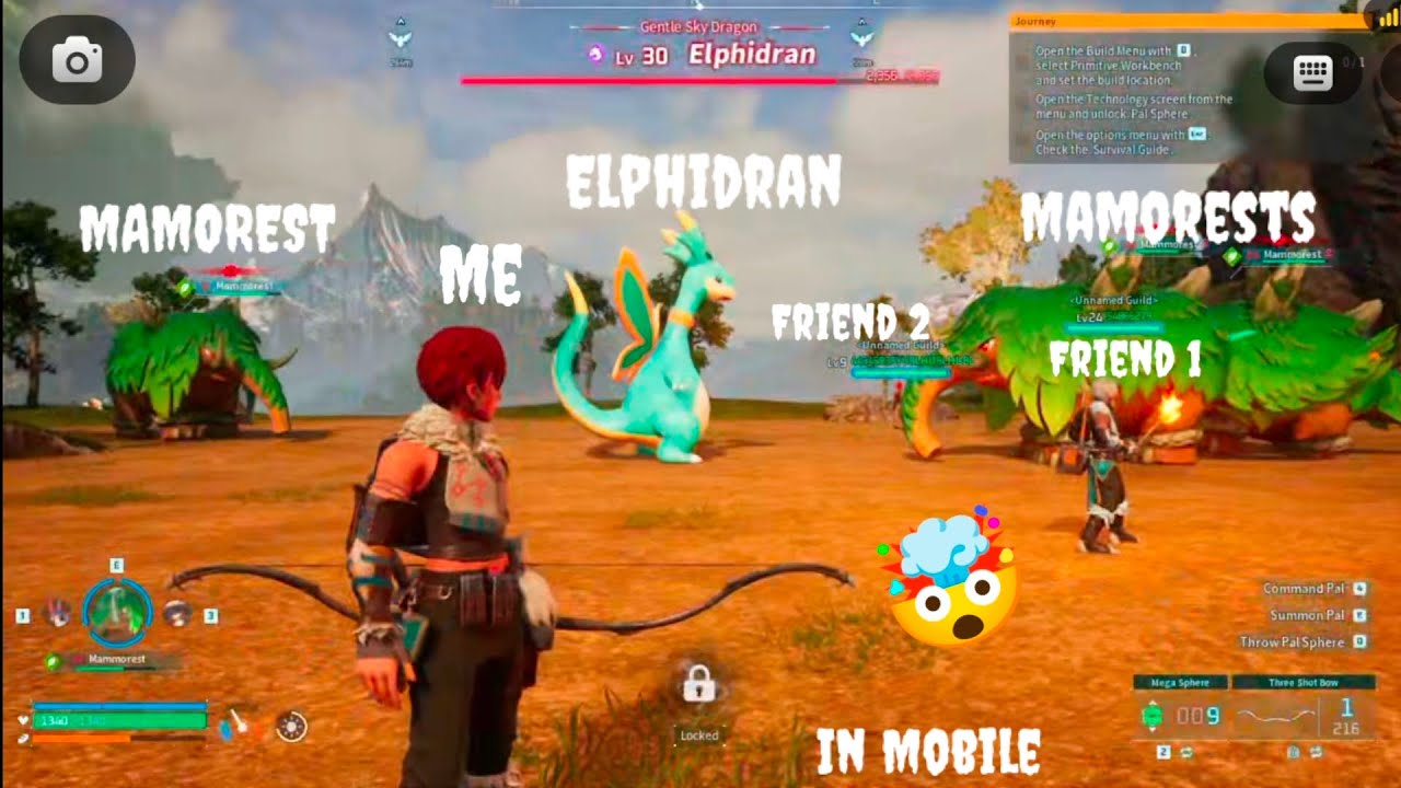 Boss Elphidran VS Mamorest 🤯| Palworld Multiplayer 😜 | Capture ...