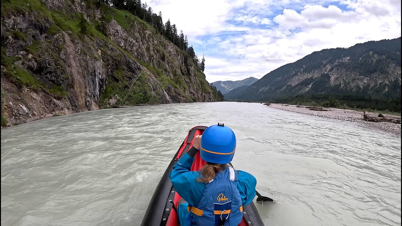 Obere Isar - Mittenwald bis Sylvensteinsee im Wildwasser-Kanadier - YouTube