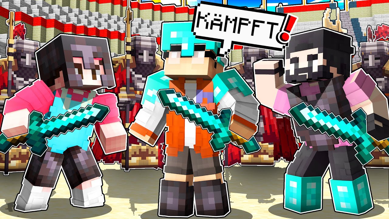 die KAMPFARENA in Minecraft - YouTube