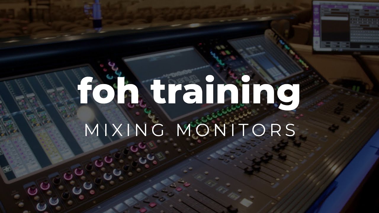 Mixing Monitors with Klang | FOH Training - YouTube