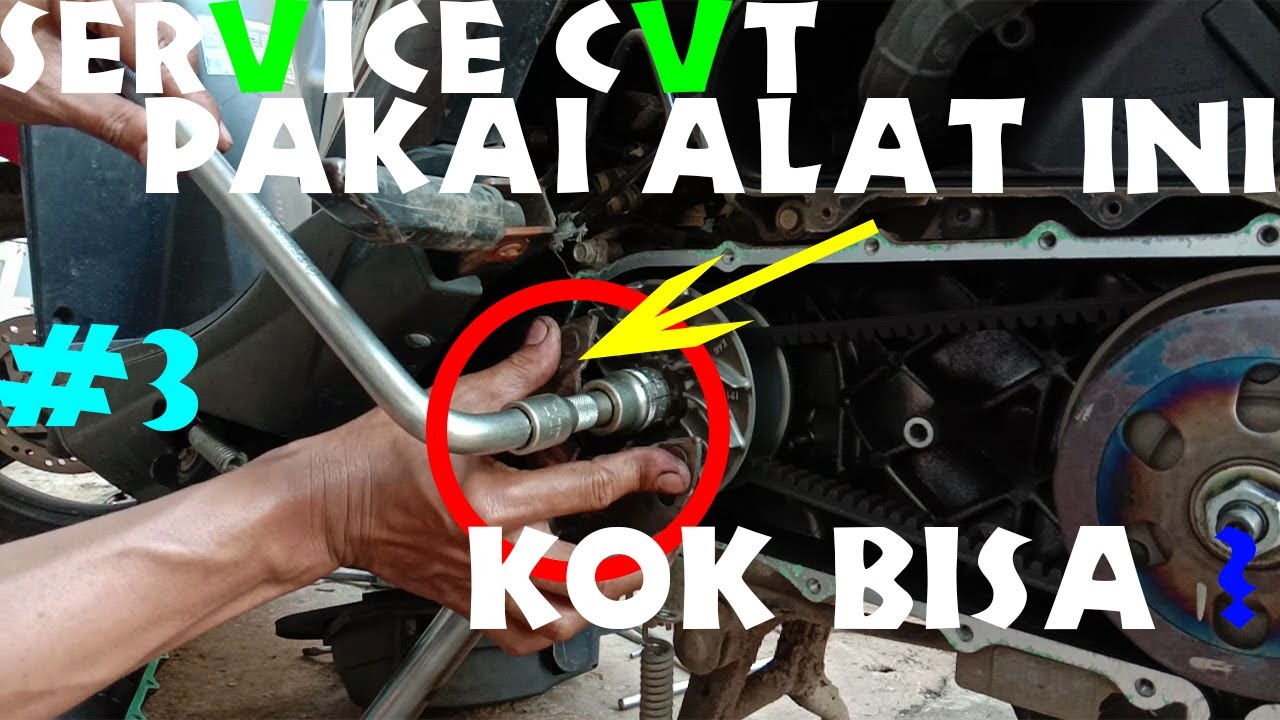 TUTORIAL SERVIS CVT BEAT FI , ALATNYA KOK GINI ?? KOK BISA SIH? #3 - YouTube